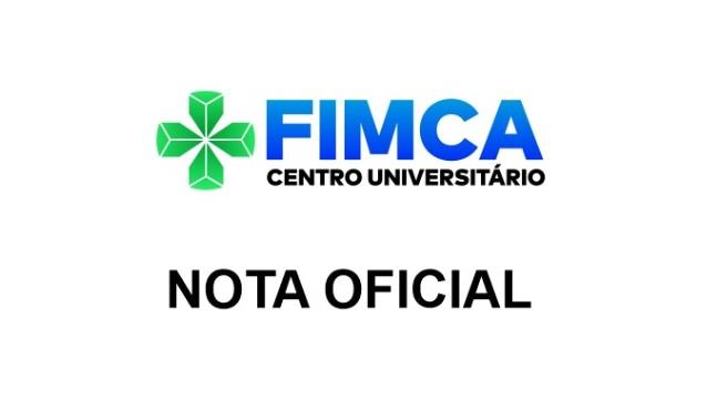 NOTA OFICIAL FIMCA SOBRE VOLTA AS AULAS — FIMCA - Centro Universitário ...