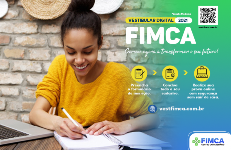 As inscrições para o Vestibular 2021 da FIMCA já estão abertas. — FIMCA ...